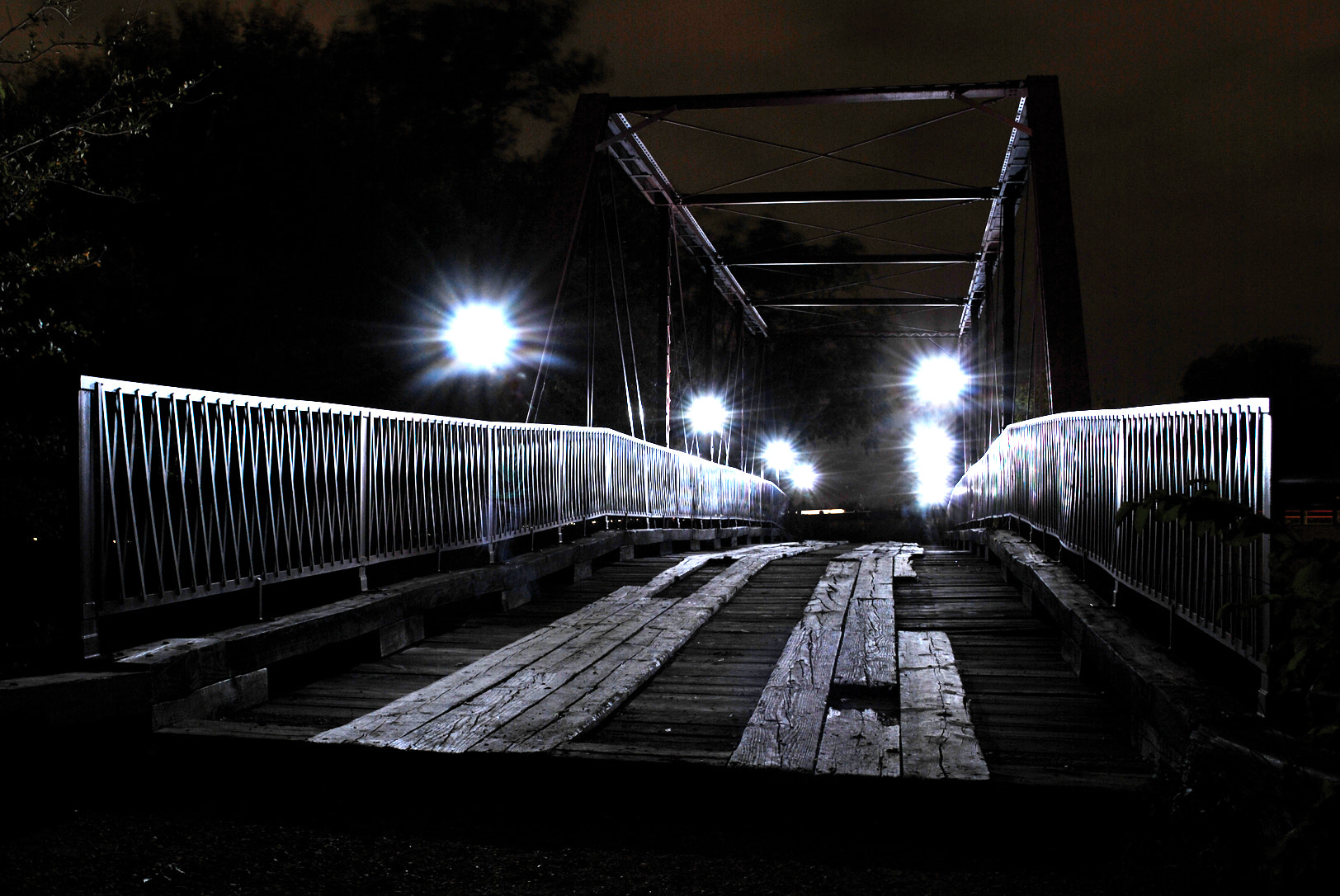 Old Alton Bridge, a.k.a. "Goatman's Bridge" by Brian Maschino - Photo ...