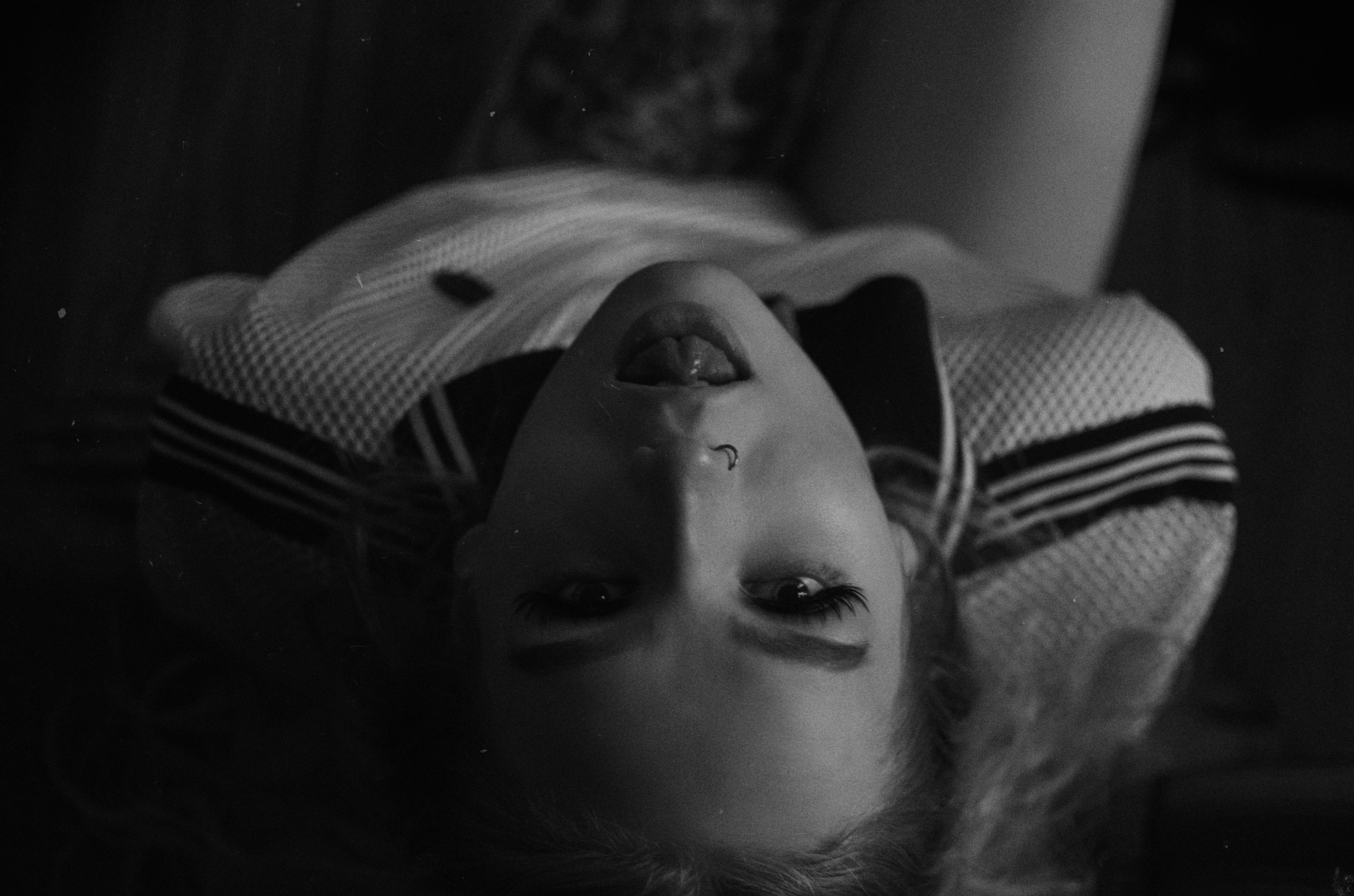 Intimate Black and White Portrait of a Young Woman | people photo by ...