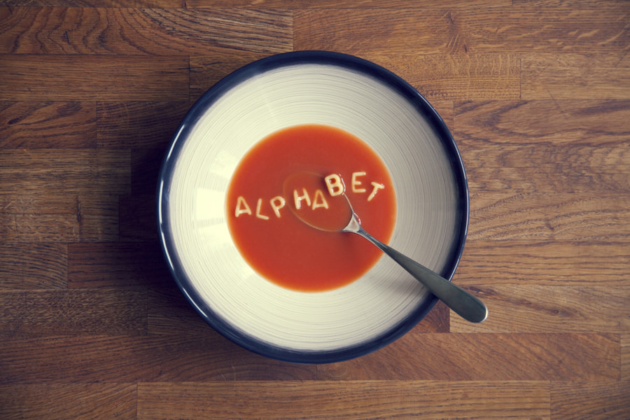 Alphabet Soup by Carly Wong / 500px