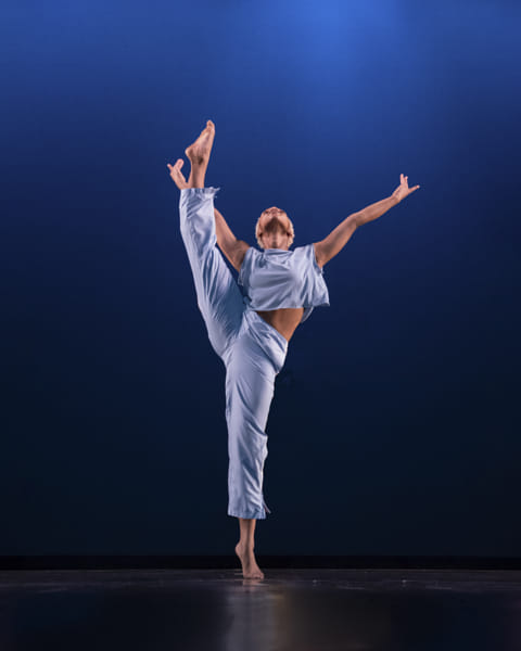 Graceful Dancer Performing a High Kick | sports photo by Narratography ...
