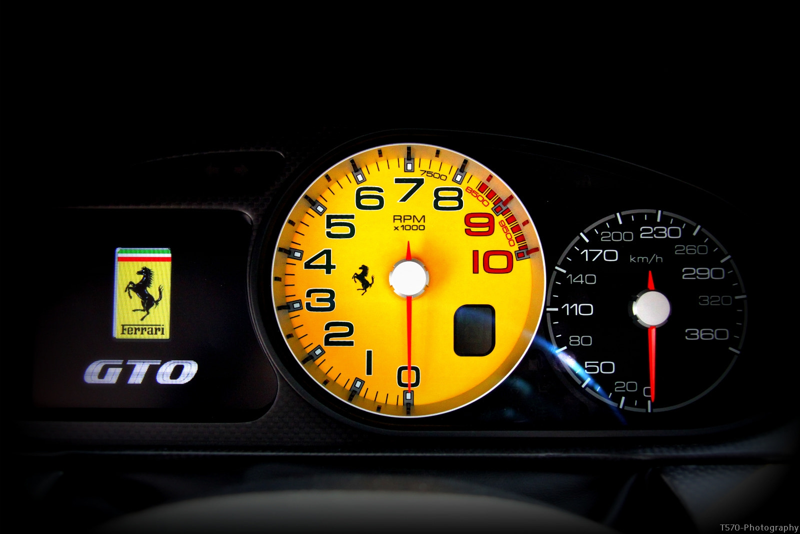 Ferrari 599 GTO Dashboard by Theodor Sarigiannidis / 500px
