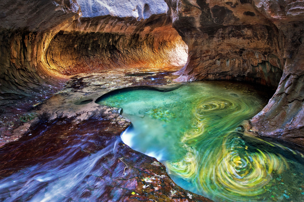 Subway's swirls-Zion National Park by Long Nguyen / 500px