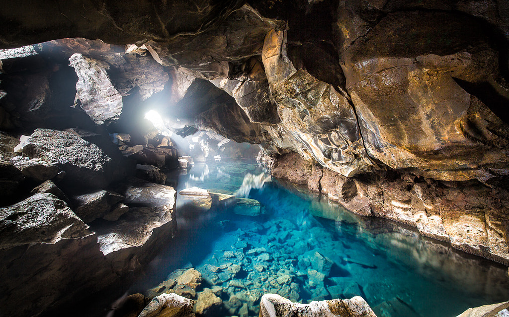 Geothermal Cave in Iceland by OZZO Photography / 500px