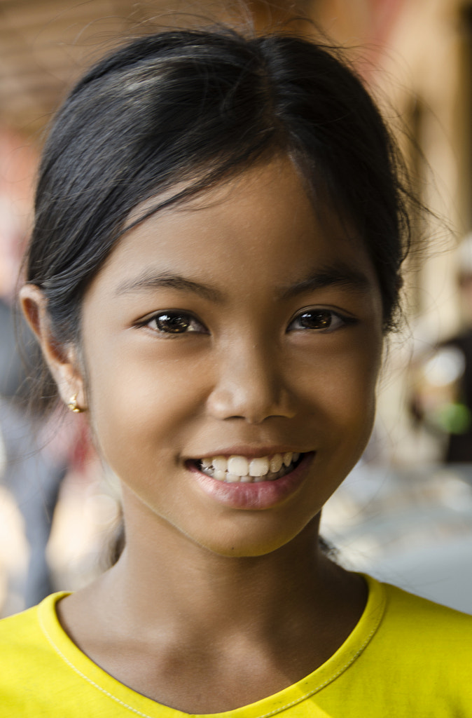 Young Cambodian girl by Joe Routon / 500px