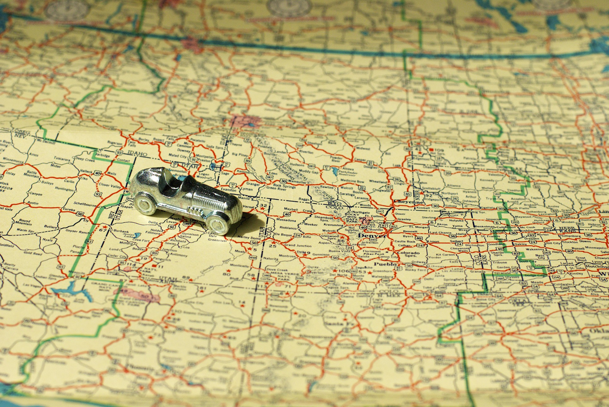 Vintage Road Map, USA by Jenny Almendarez / 500px