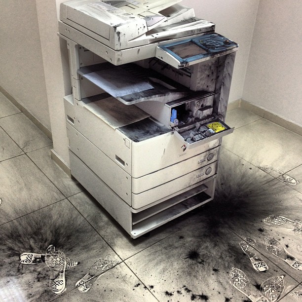 Exploding Printer by Ezzeddine Jradi / 500px