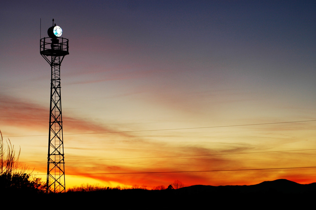 Aerodrome Beacon at Sunset by Nick Chapman / 500px