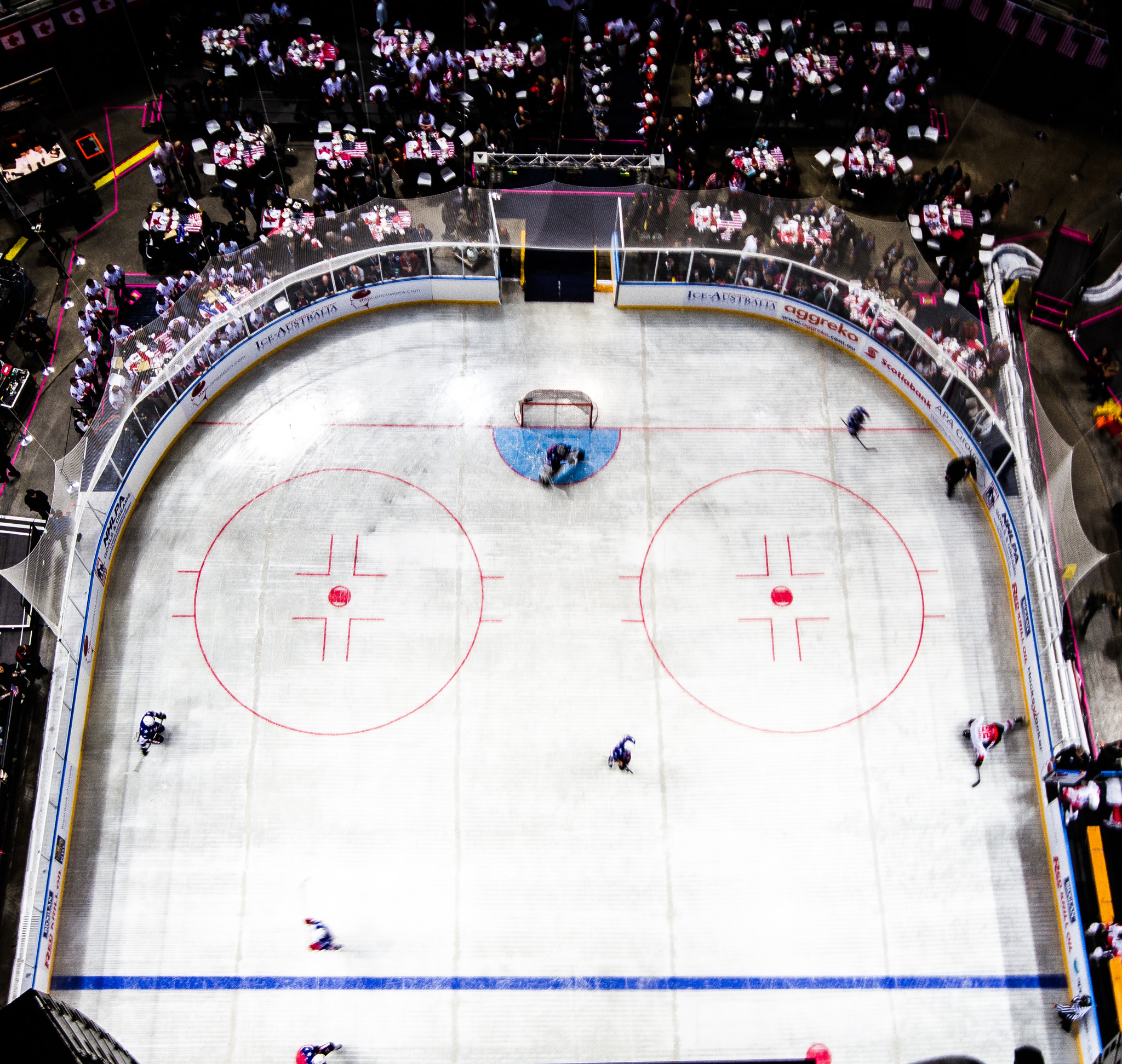 Ice Hockey - Birds Eye View by Alex Wolf / 500px