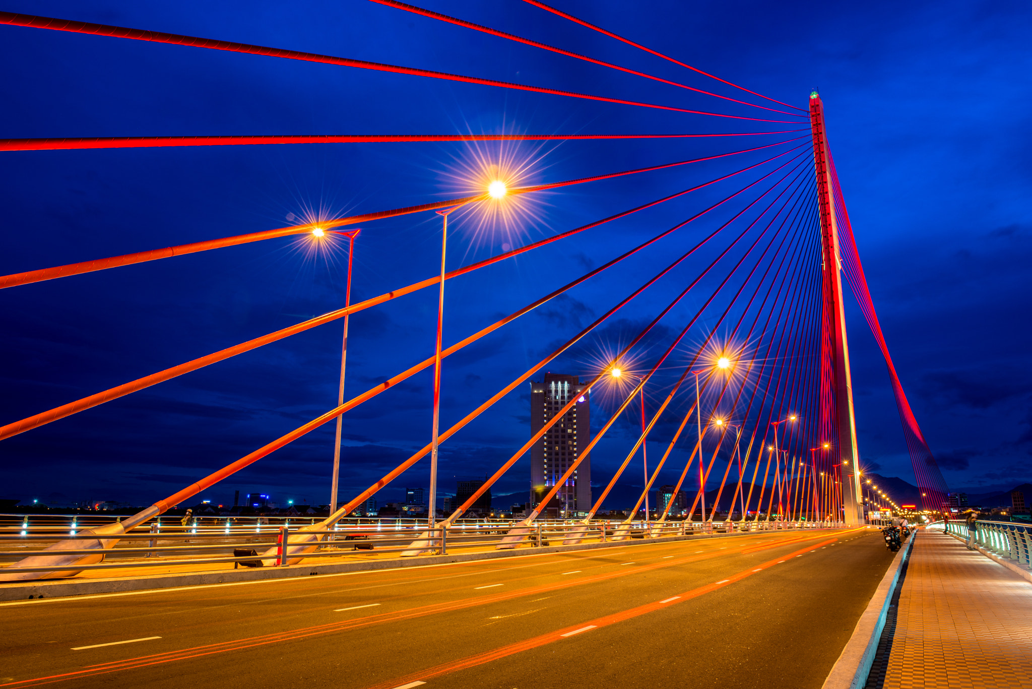 Modern city bridge at blue hour by Pablo Rogat | 500px