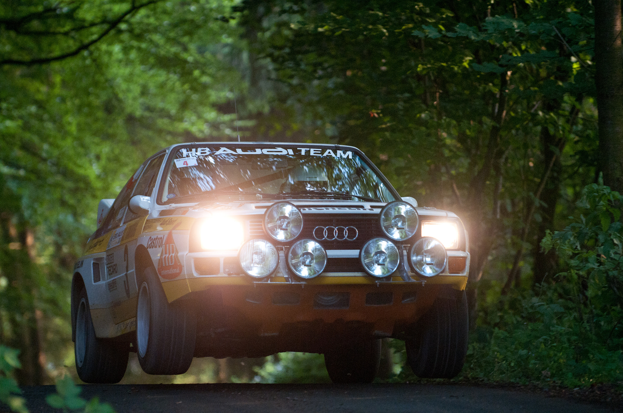 Original Walter Röhrl Audi Sport Quattro Gr.4 1985 at Eifel Rallye ...