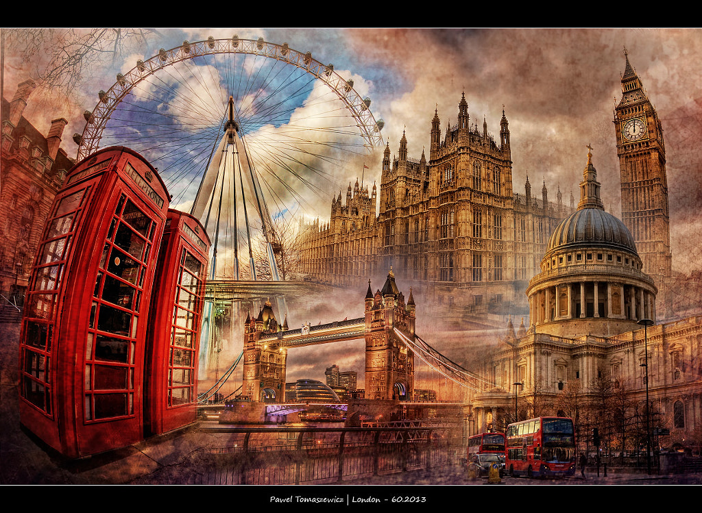 London Collage ... by Pawel Tomaszewicz / 500px