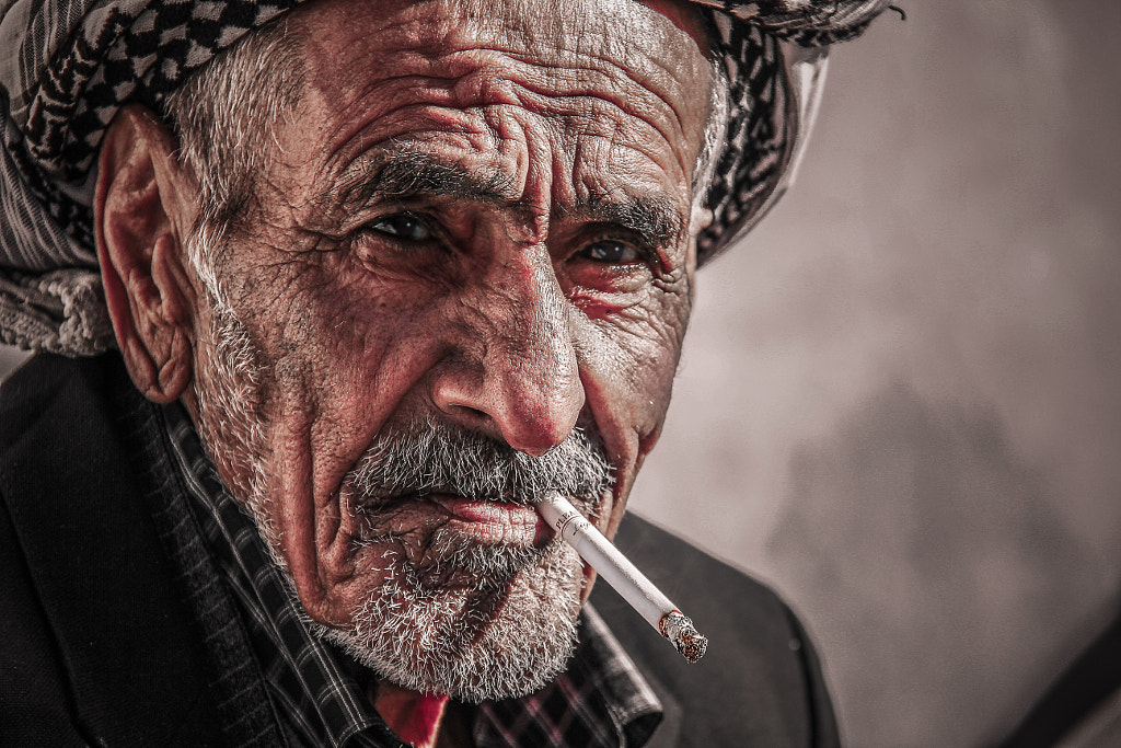Kurdish old man by Iraqi Photographer / 500px