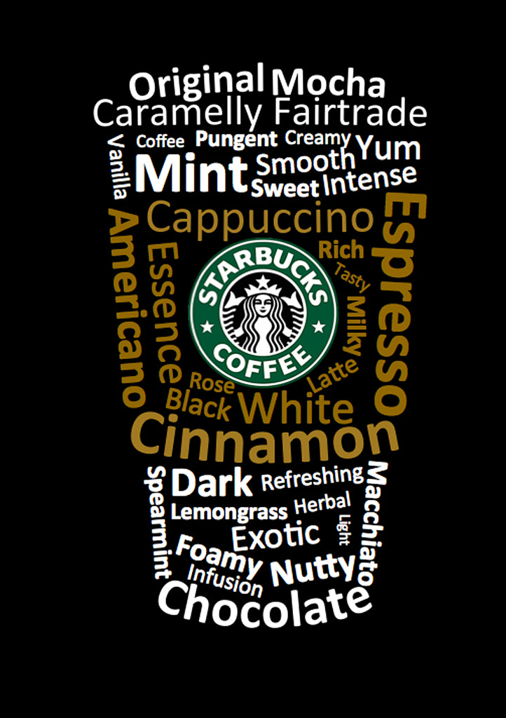 Starbucks Typography by Laura Martin / 500px