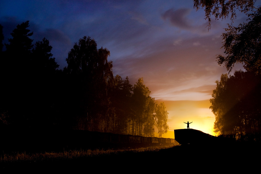 Rails to light by Valdas Ruzgys / 500px