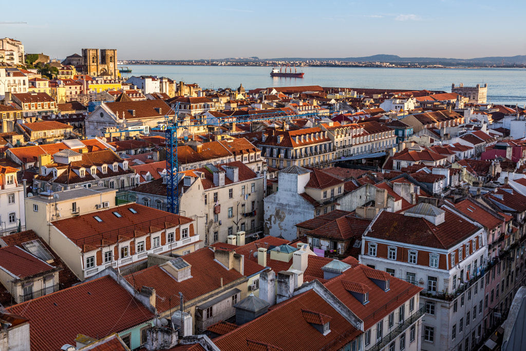 View from Santa Justa lift by Maximilian Xavier / 500px