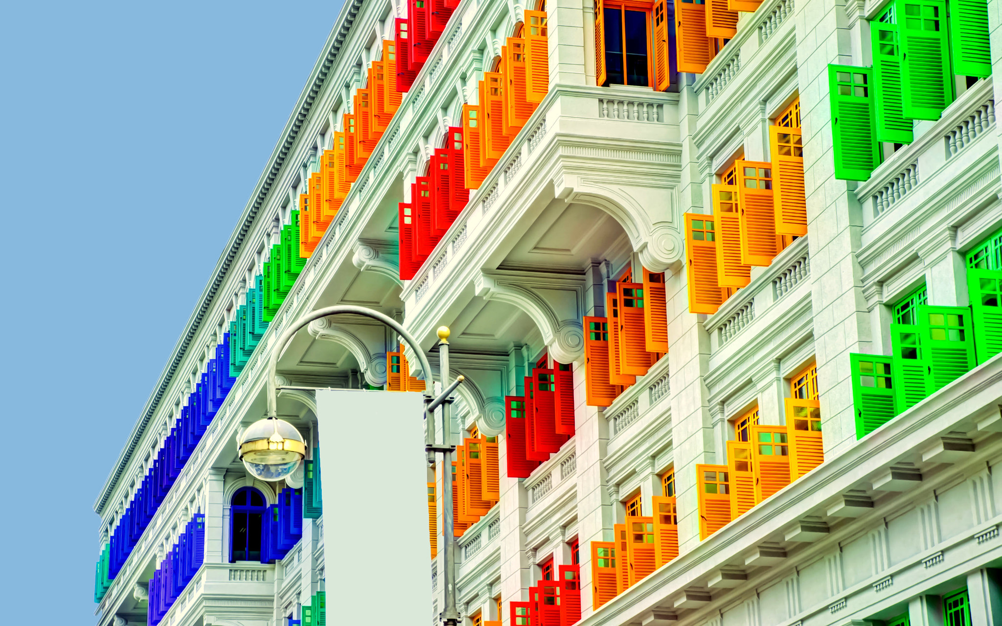 Colourful shutters-MITA Building Singapore by S e i n / 500px