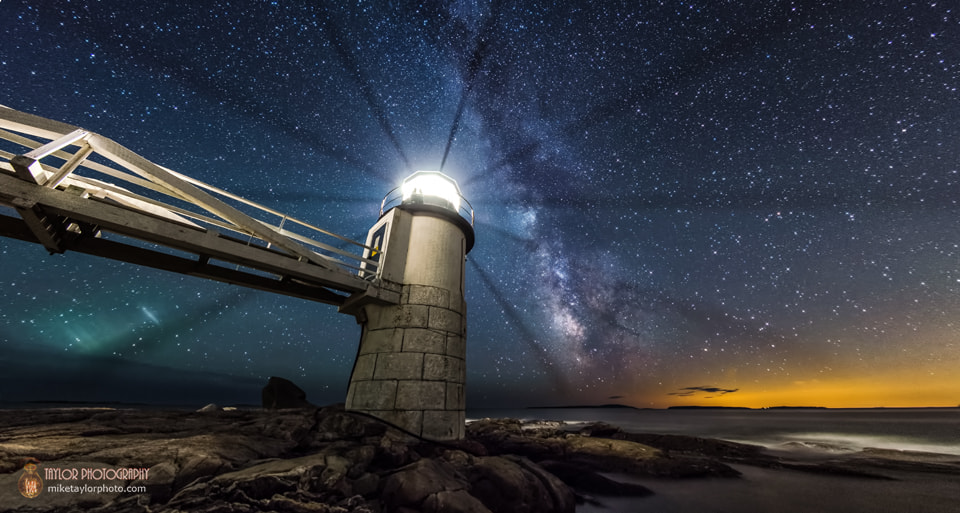 Milky Way at Marshall Point Lighthouse by Mike Taylor / 500px