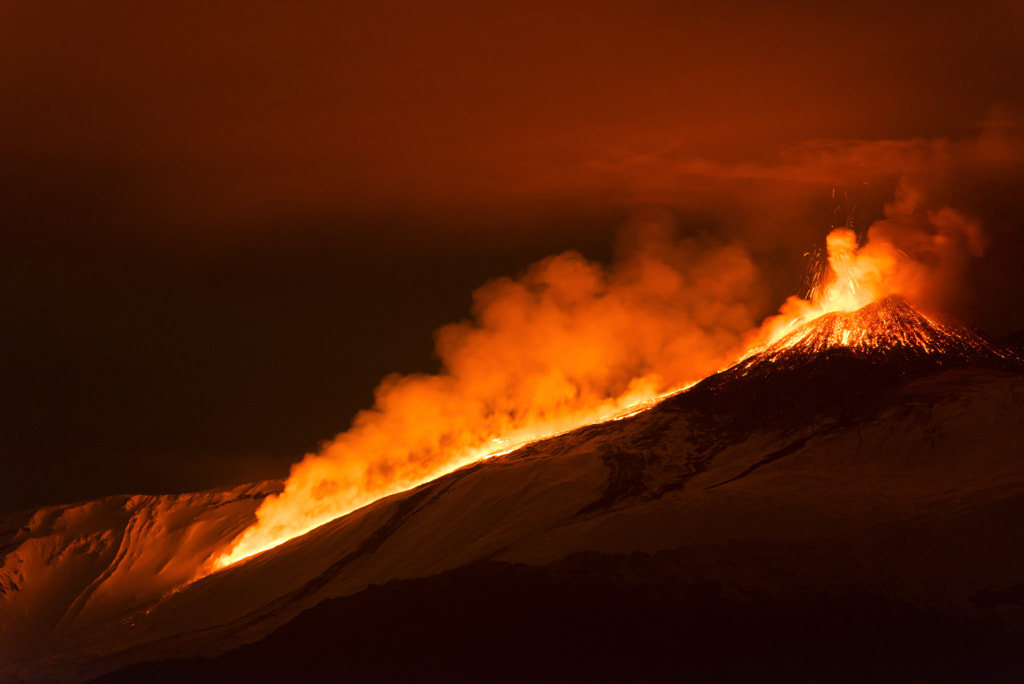 Etna Fire! by Francesco Mangiaglia / 500px