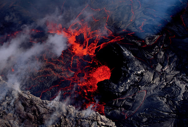 Lava Pond (aerial) by Brian Morrison | 500px