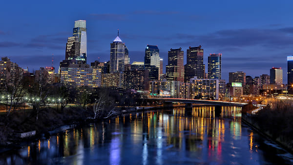 Philadelphia Skyline and The Schuylkill by Darryl Moran | 500px