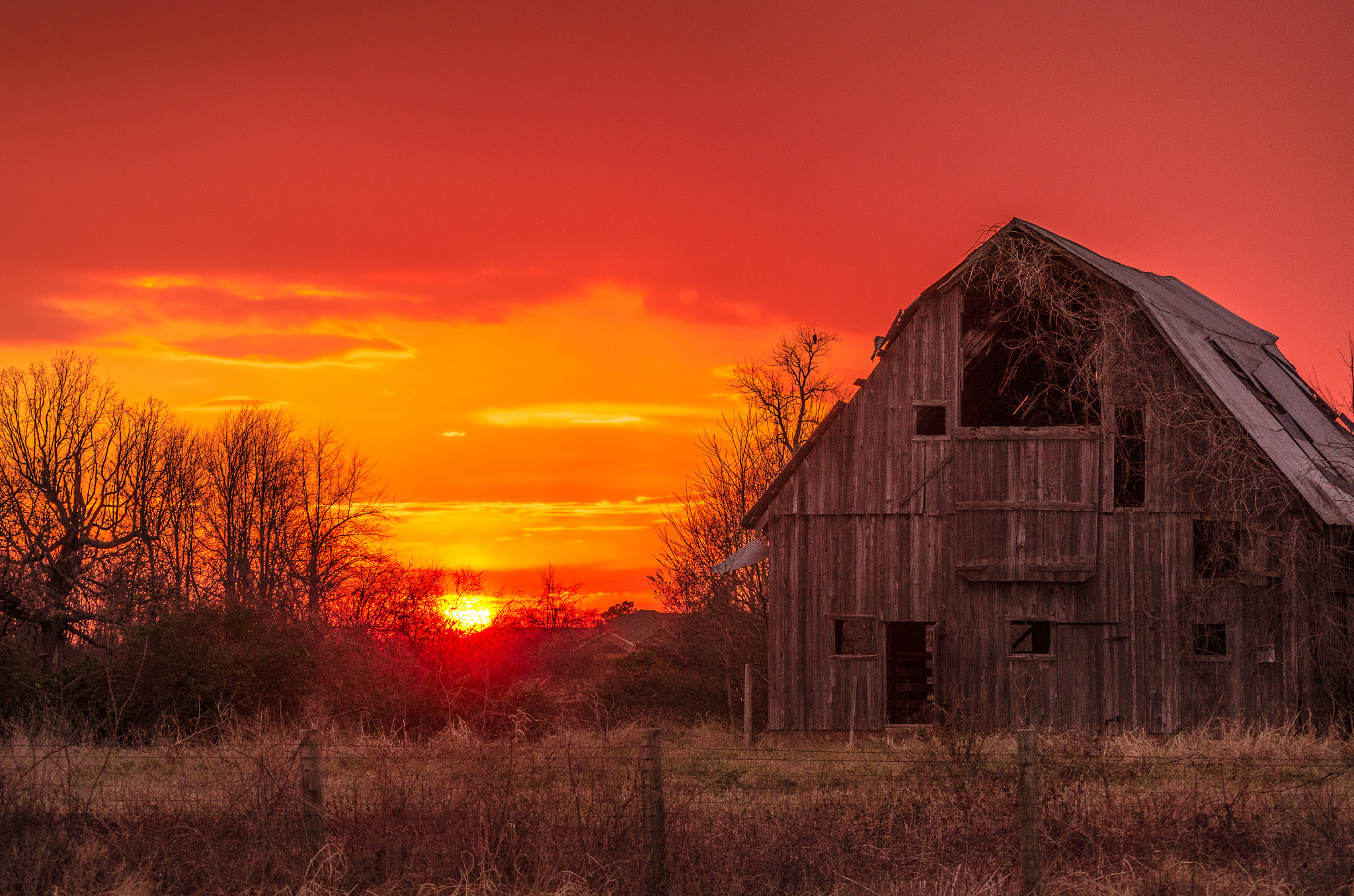 Sunset Barn by Mike Price | 500px