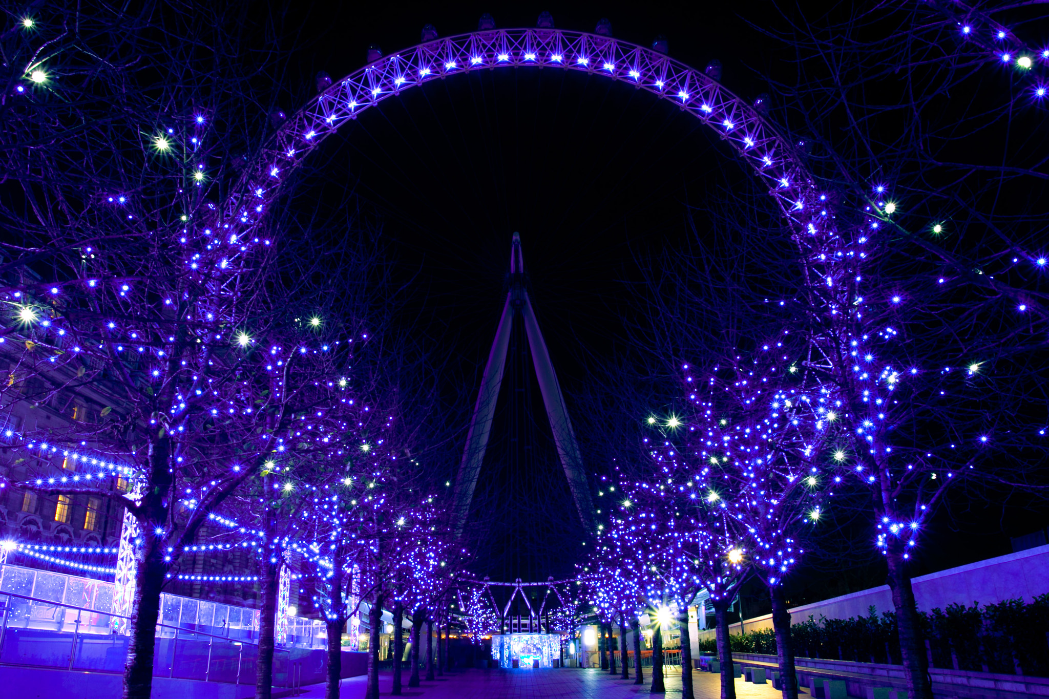 London Eye at winter night by Ela Witkowska - Photo 6381251 / 500px