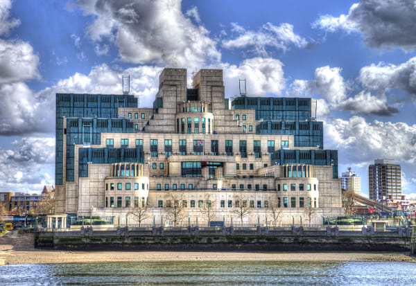 SIS Building from across the Thames, London by Gary Davis / 500px