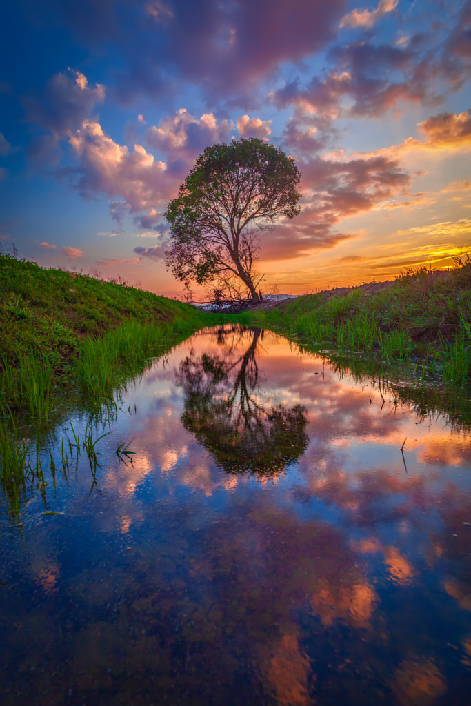 the red reflection by Keris Tuah / 500px