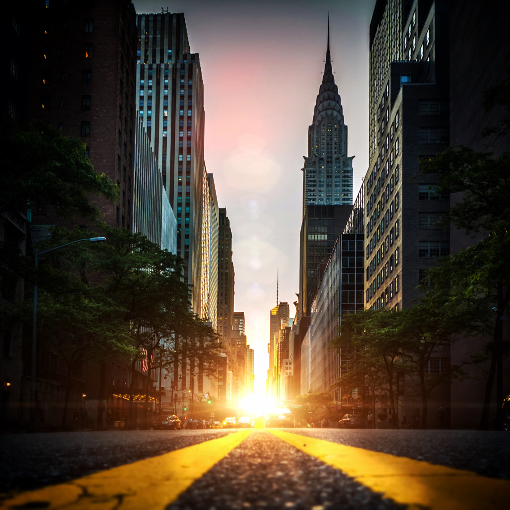 Manhattan Henge by Dan Martland / 500px