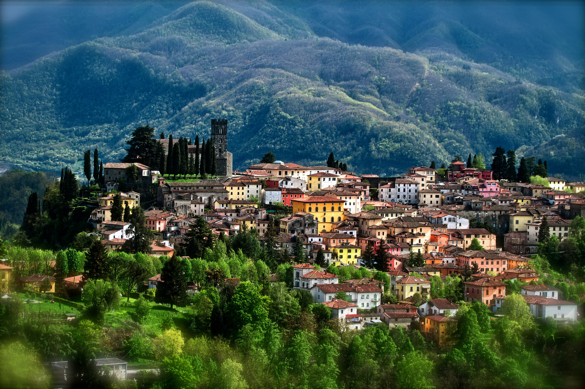 the town of Barga (Lucca-Italy) by Claudio Stefanini / 500px