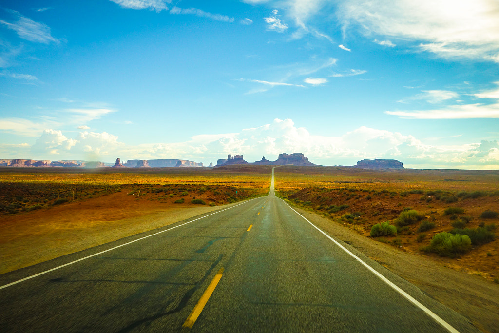 Entering Monument Valley by Sly Bridges / 500px