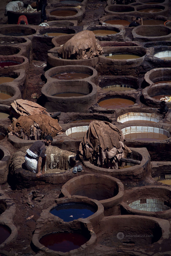 Tannery, Fez by Amanda Rust / 500px