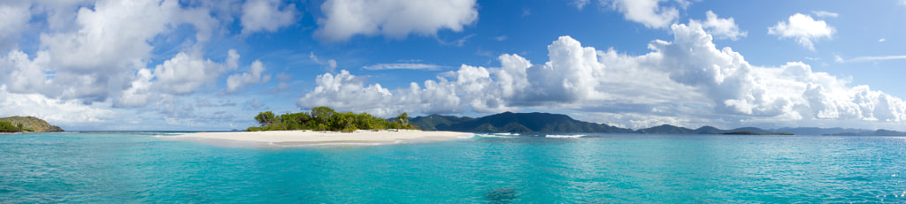 Sandy Spit, BVI Panorama by Jared Shomo / 500px