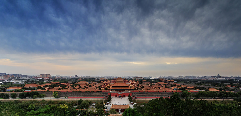 Panorama View of The Forbidden City故宫全景 by Harrison Zhao / 500px