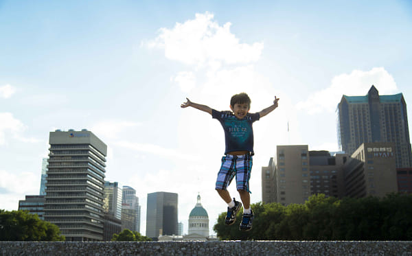 Jump @ St Louis Gateway Arch by Uday Arunachalam / 500px