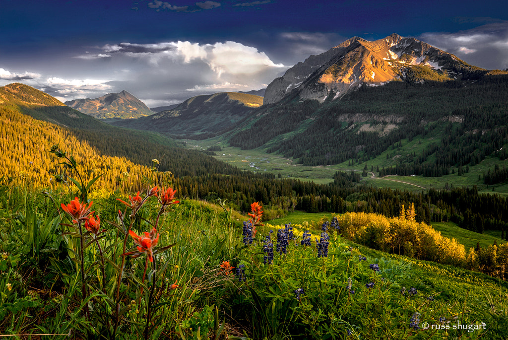 Mountain Sunset by Russ Shugart / 500px