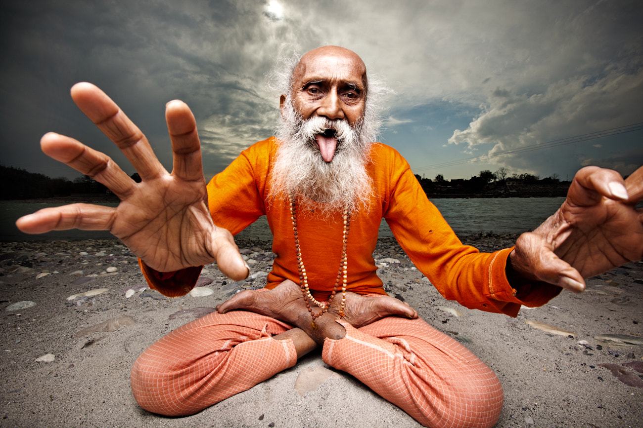 Swami Yogananda, 102 years old. by martin prihoda / 500px