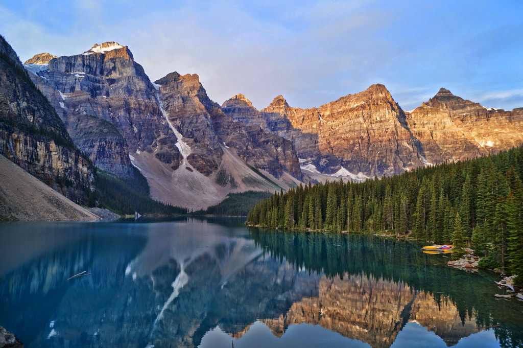 Moraine Lake, AB Canada by mstan / 500px