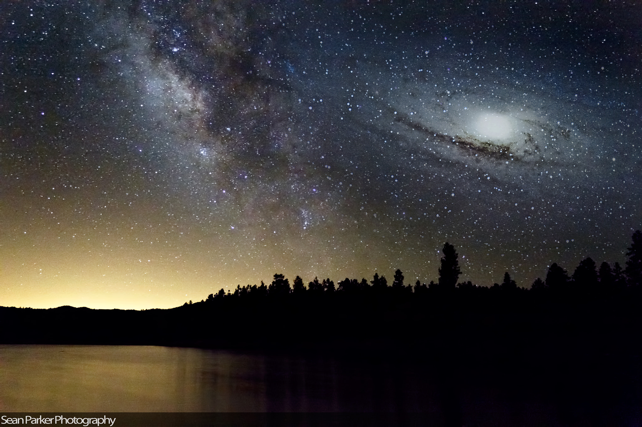 Milky Way & Andromeda Galaxy Collision by Sean Parker / 500px