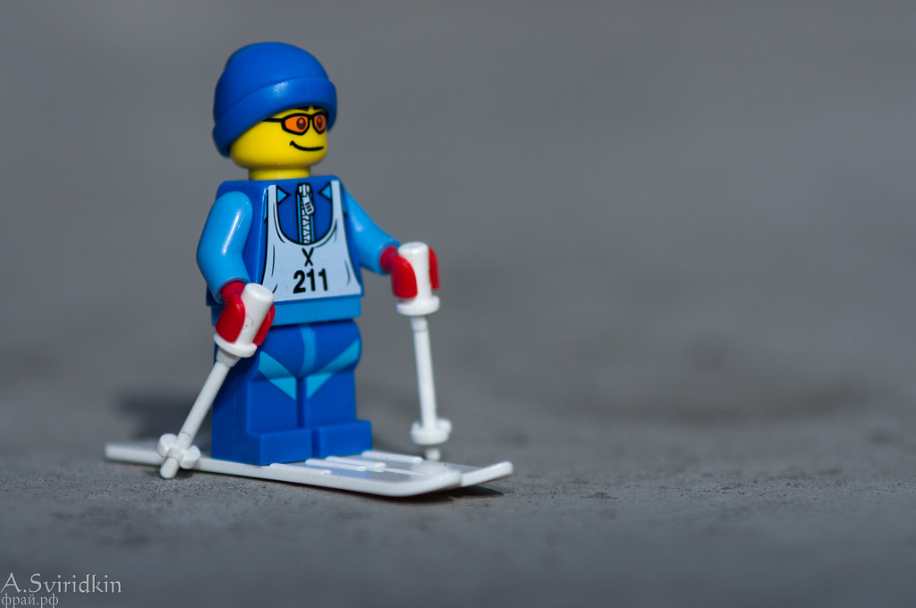 Lego: Skiing on asphalt by Aleksey Sviridkin / 500px
