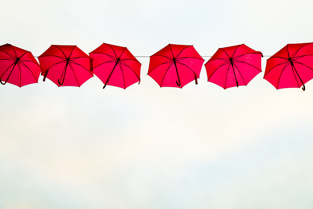 Under my Umbrellas by Leo Riva / 500px