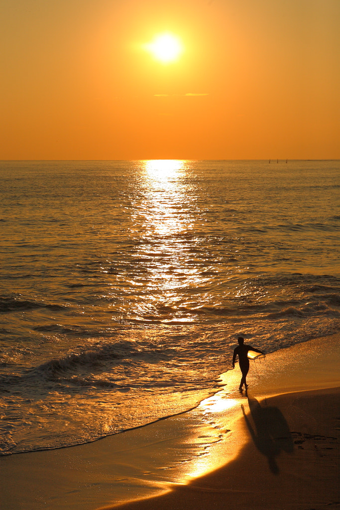 Sunset Surfer by Nobuhiro Okada / 500px
