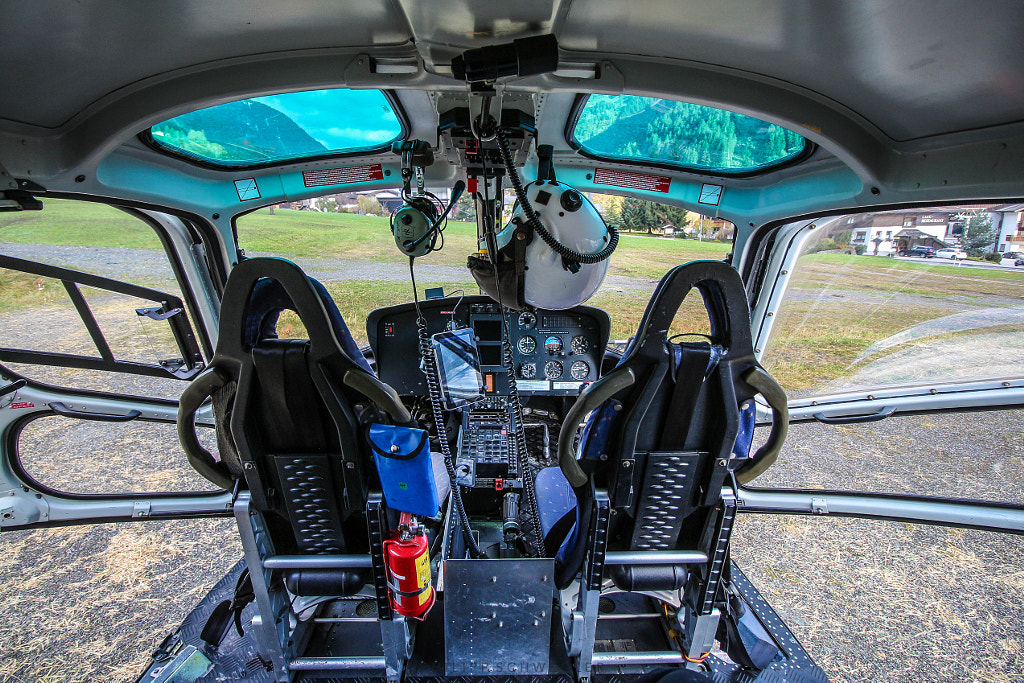 Eurocopter AS350B3 Ecureuil Cockpit by Philipp Schwegler / 500px