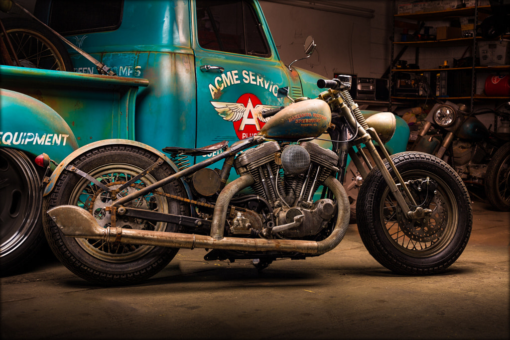 1990's ish Harley Davidson "Rat Bike" by TED Photography / 500px