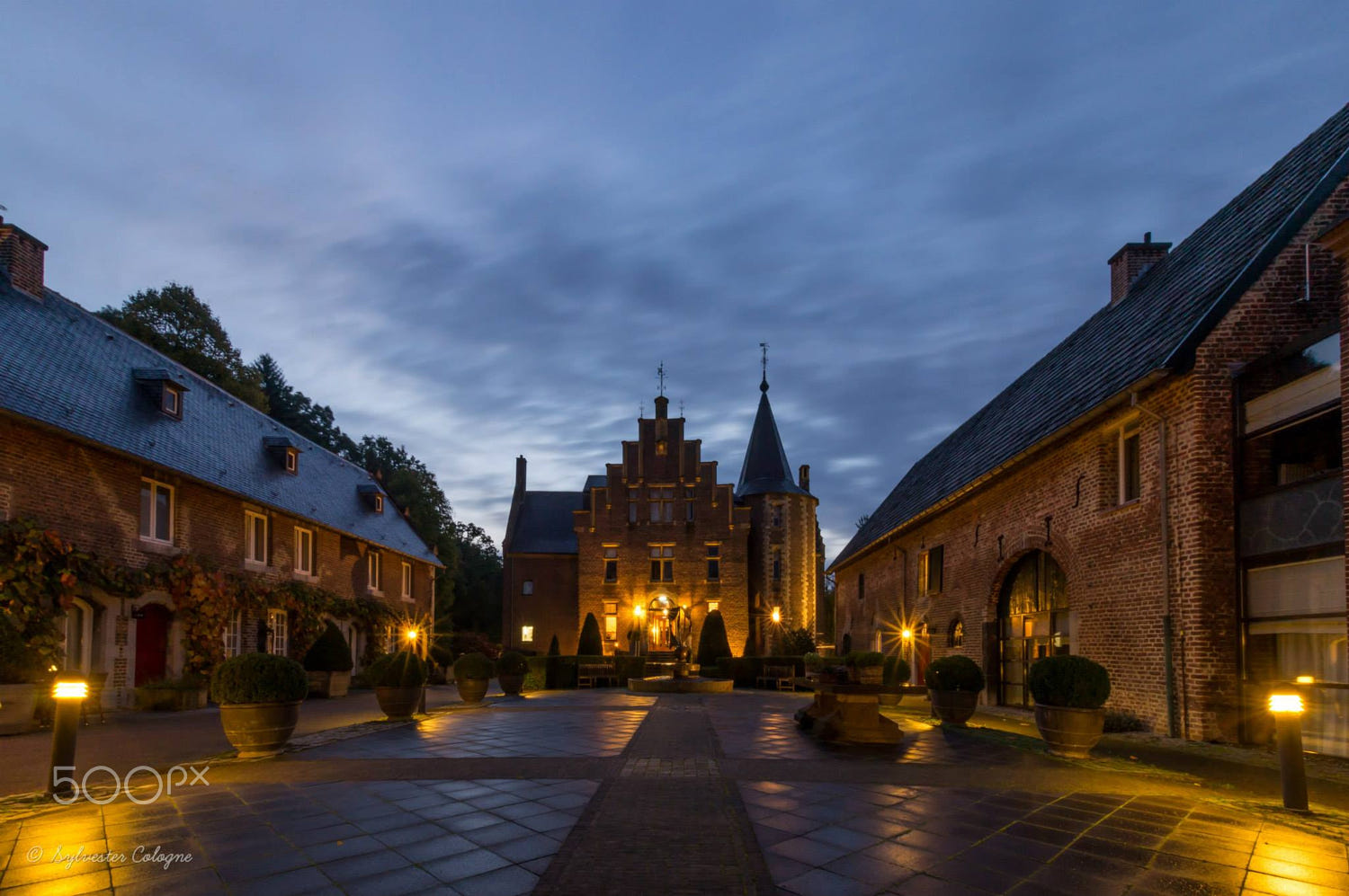 Kasteel TerWorm Courtyard by Sylvester Cologne / 500px