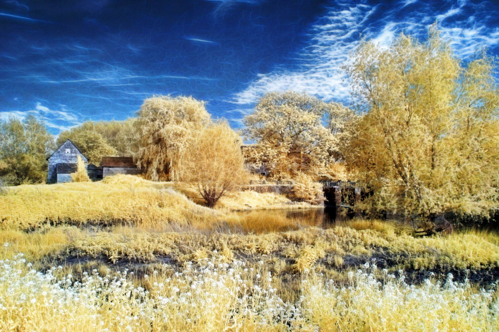 Fiddleford Mill Infrared by Chris Atkinson / 500px