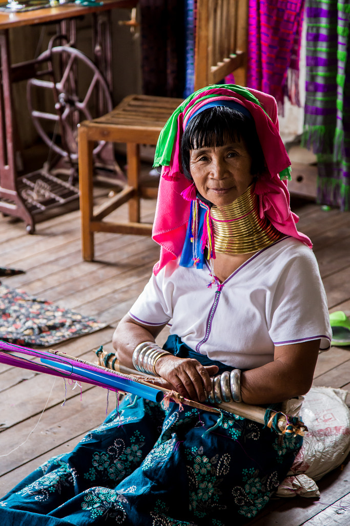 Giraffe Lady (Kayan) on Inle Lake #2 by Rodrigo Winkler / 500px