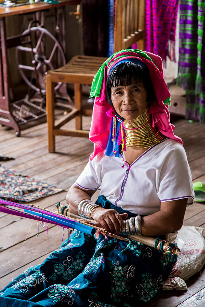 Giraffe Lady (Kayan) on Inle Lake #2 by Rodrigo Winkler / 500px