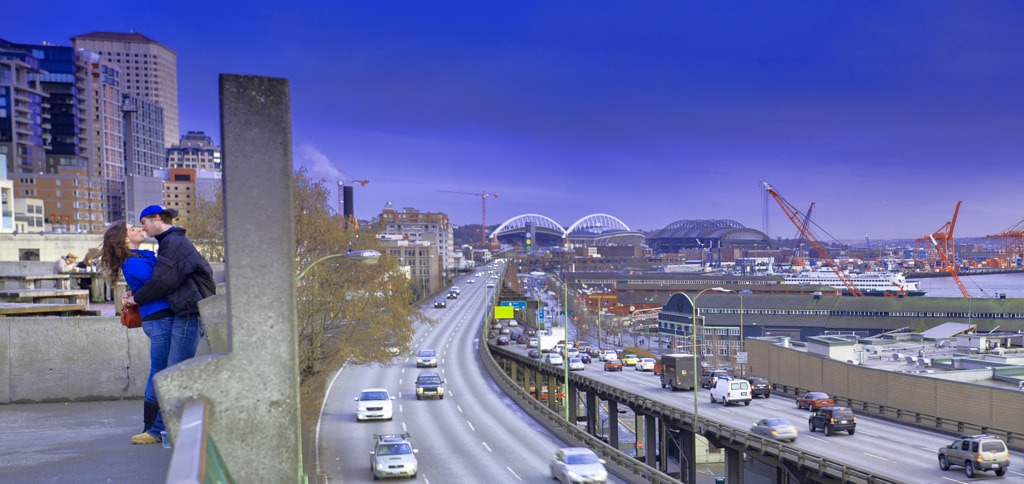 Street Photography - a random kiss in Seattle by Shuteru Photography ...