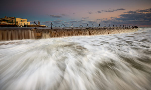 Newcastle Ocean Baths Overflow by David Diehm / 500px